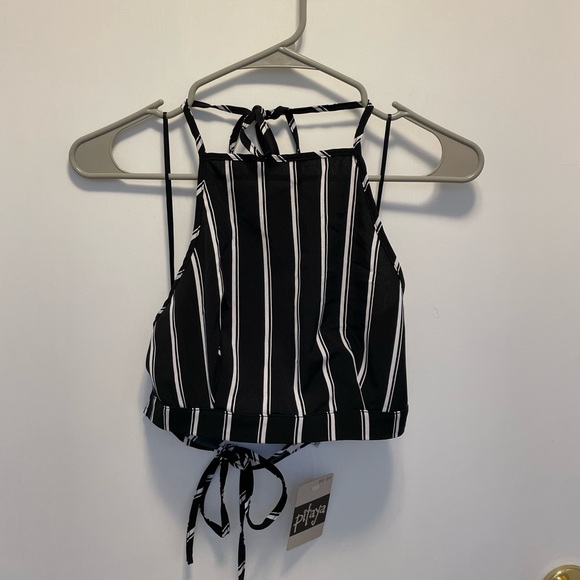 Pitaya | Tops | Pitaya Stripped Halter Top | Poshmark